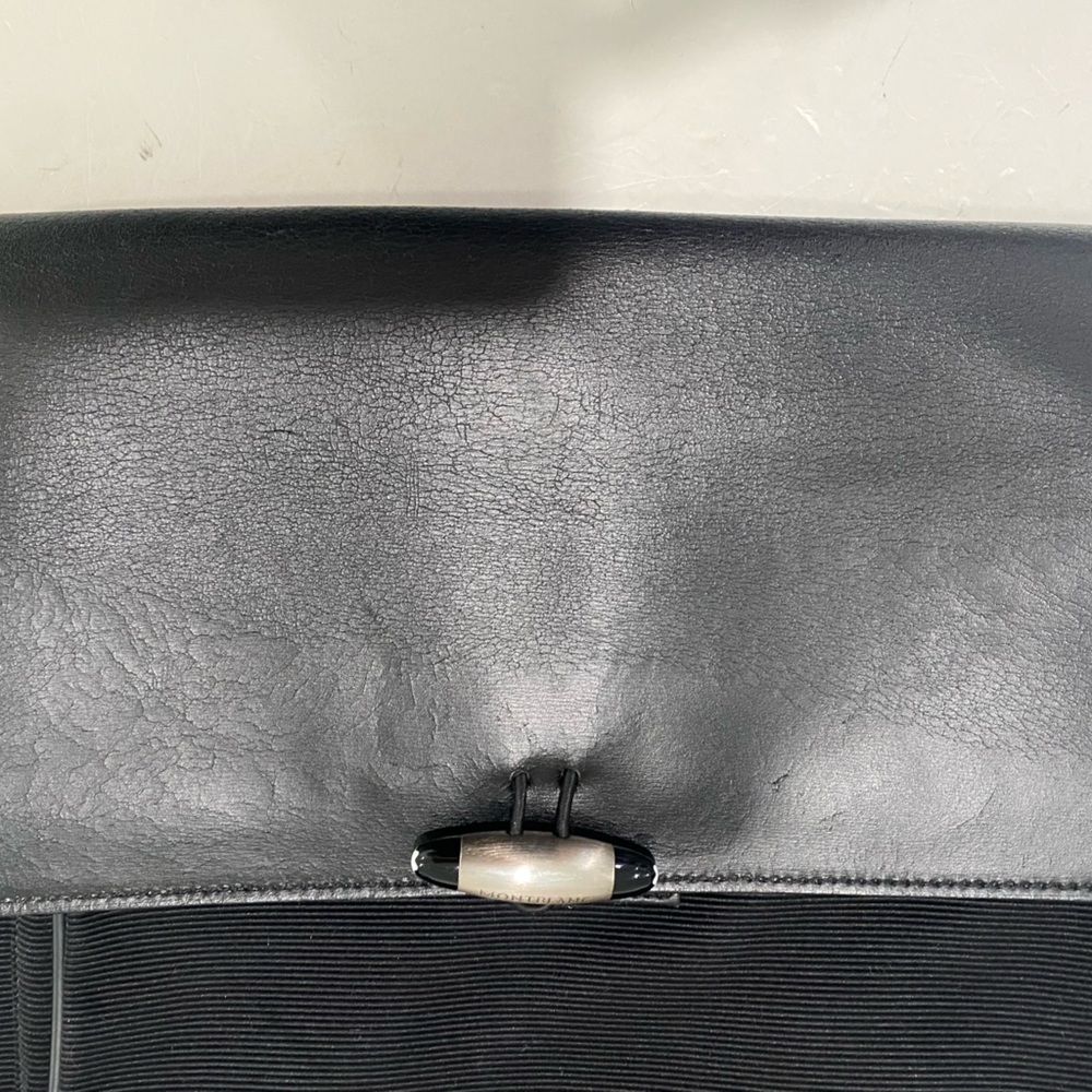 Montblanc Meisterstuck Leather Messenger Bag Purse Us… - Gem